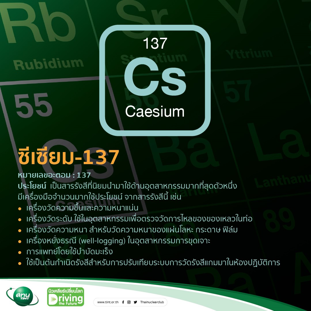 สทน. | ซีเซียม 137